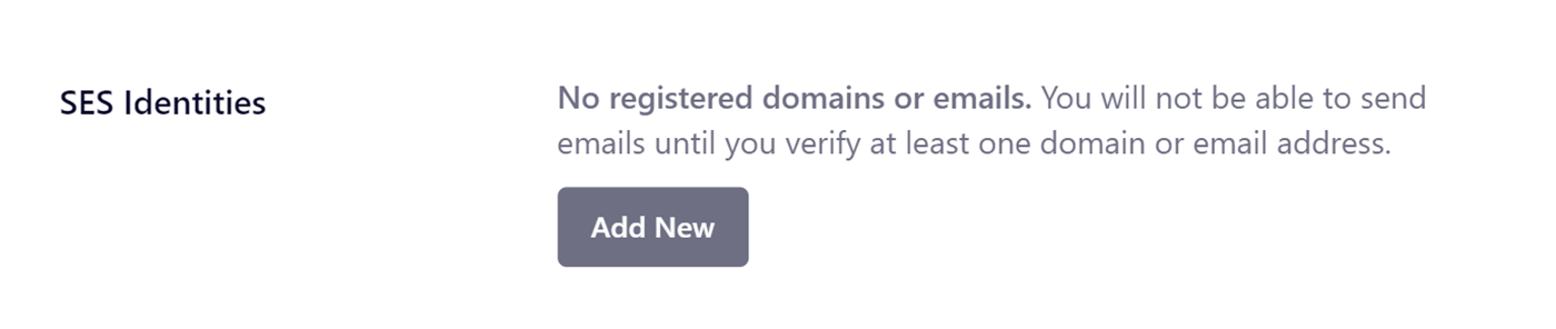 Setting Up the Amazon SES Mailer