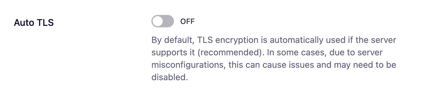 Setting Up the Other SMTP Mailer