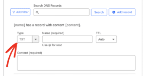 Adding a DMARC Record