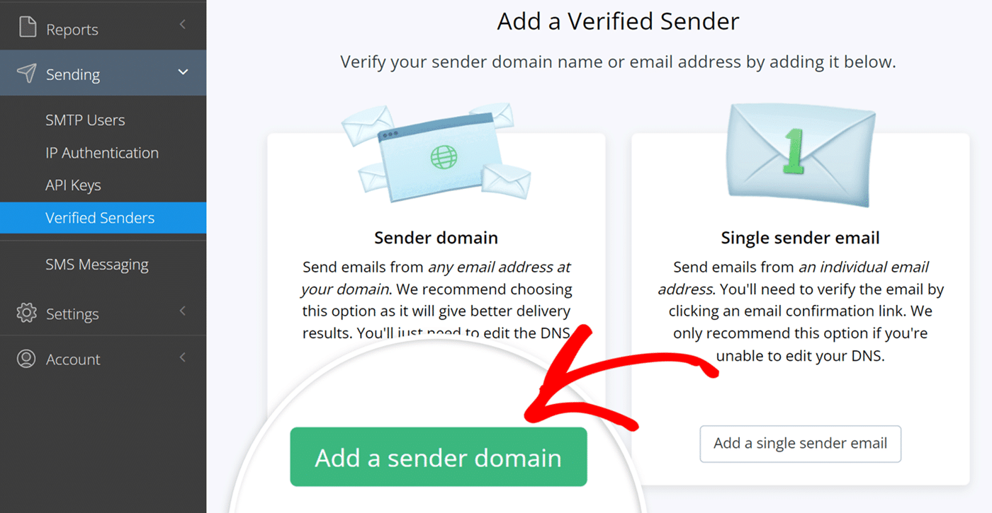 Setting Up the SMTP2GO Mailer