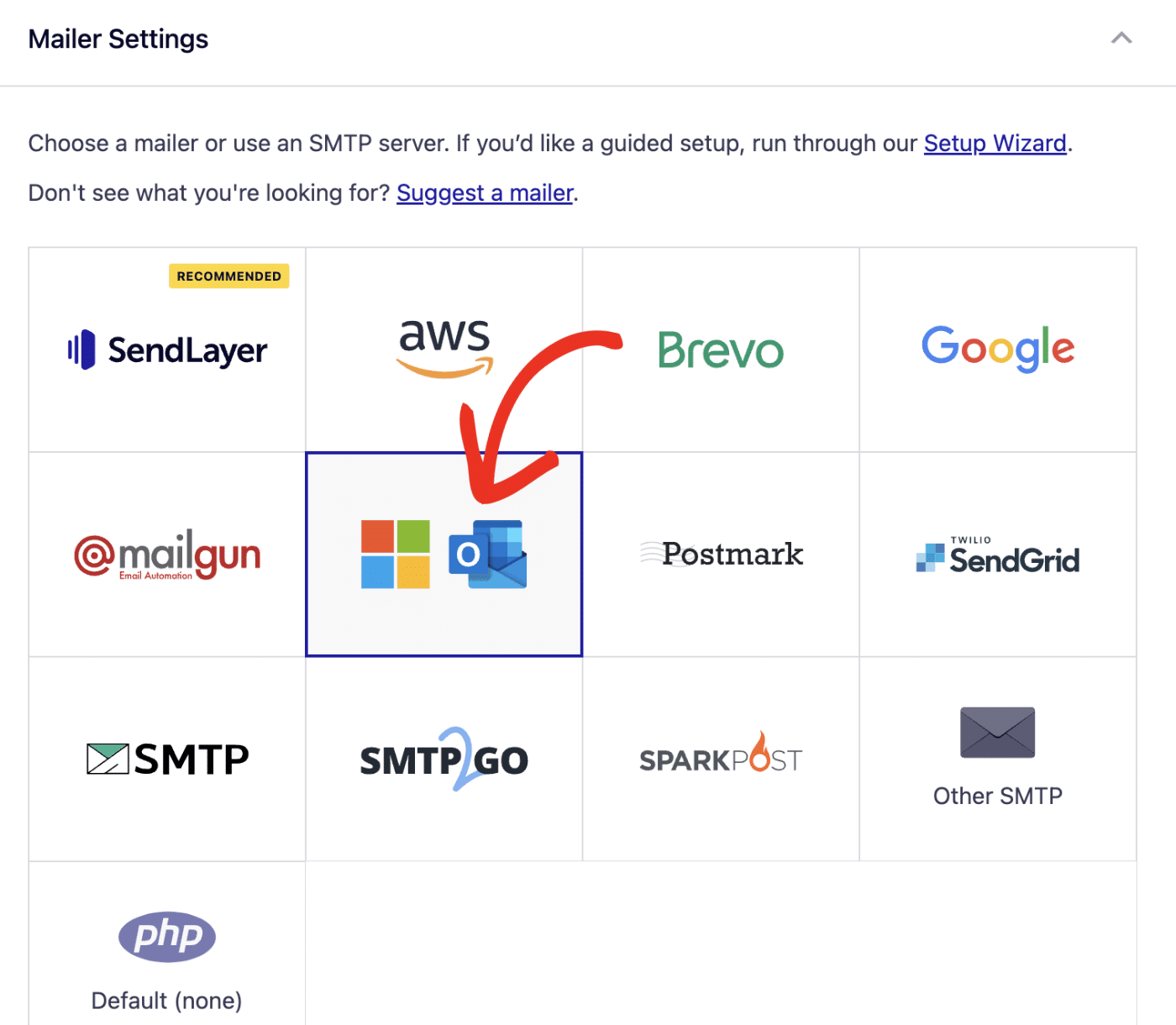 Setting Up the Outlook Mailer - Easy WP SMTP