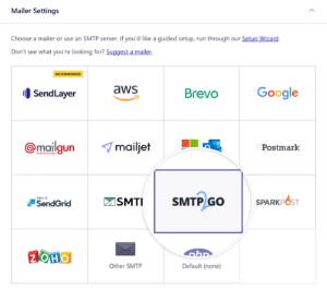 Setting Up the SMTP2GO Mailer