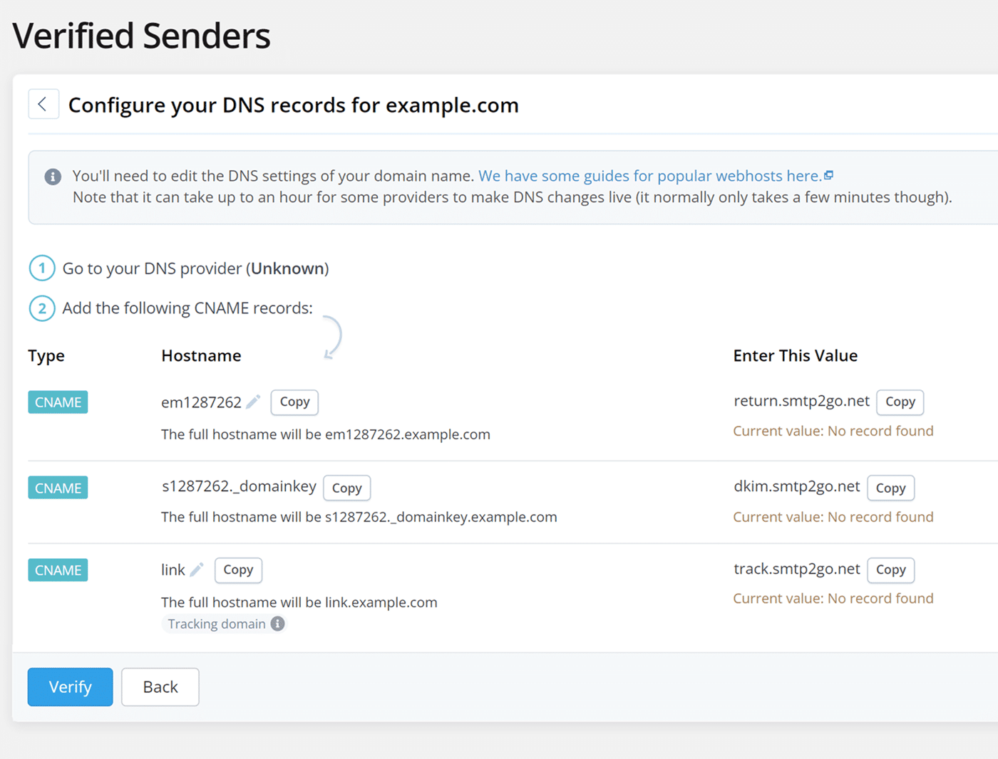 Setting Up the SMTP2GO Mailer